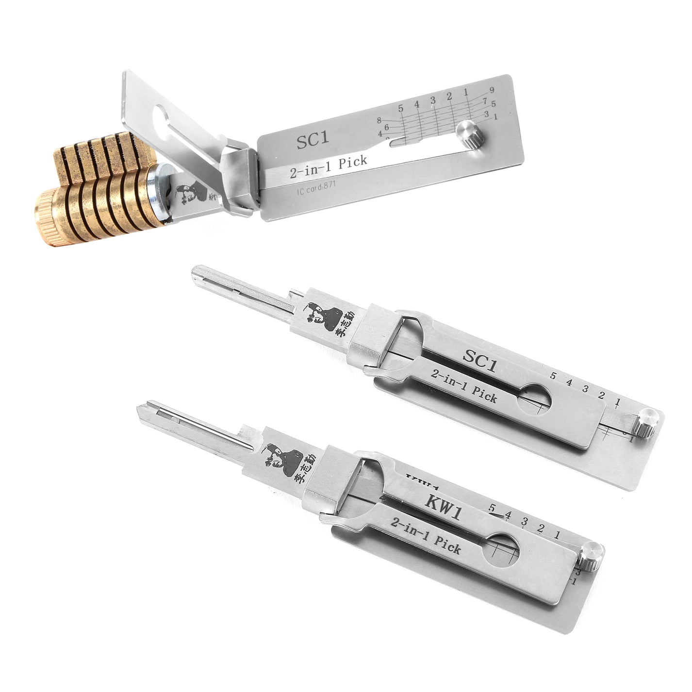 Lishi 2-in-1 Lock Pick Tool – ITS Tactical